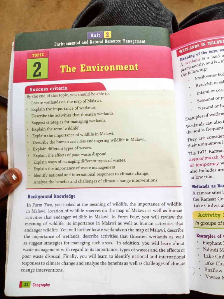 Topic 2 - The Environment No. 1 | PDF