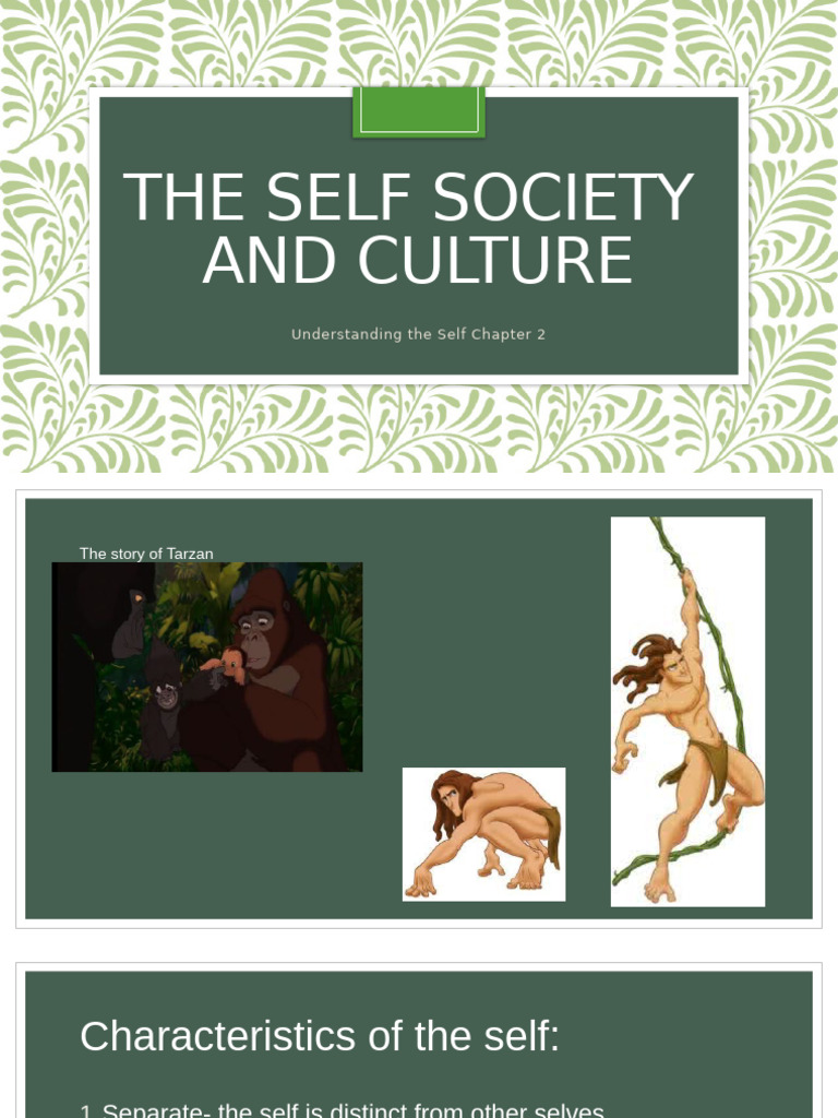 CH 1 Lesson 2 The Self Society and Culture | PDF