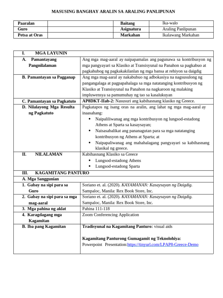 Kabihasnang Klasiko Sa Greece | PDF