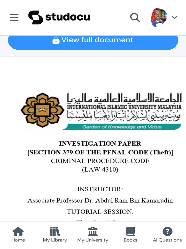 SAMPLE INVESTIGATION PAPER Nurhidayah & Ors Ok - INVESTIGATION PAPER ...