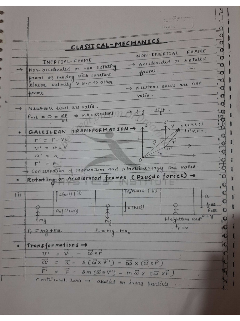 Classical Mechanics | PDF