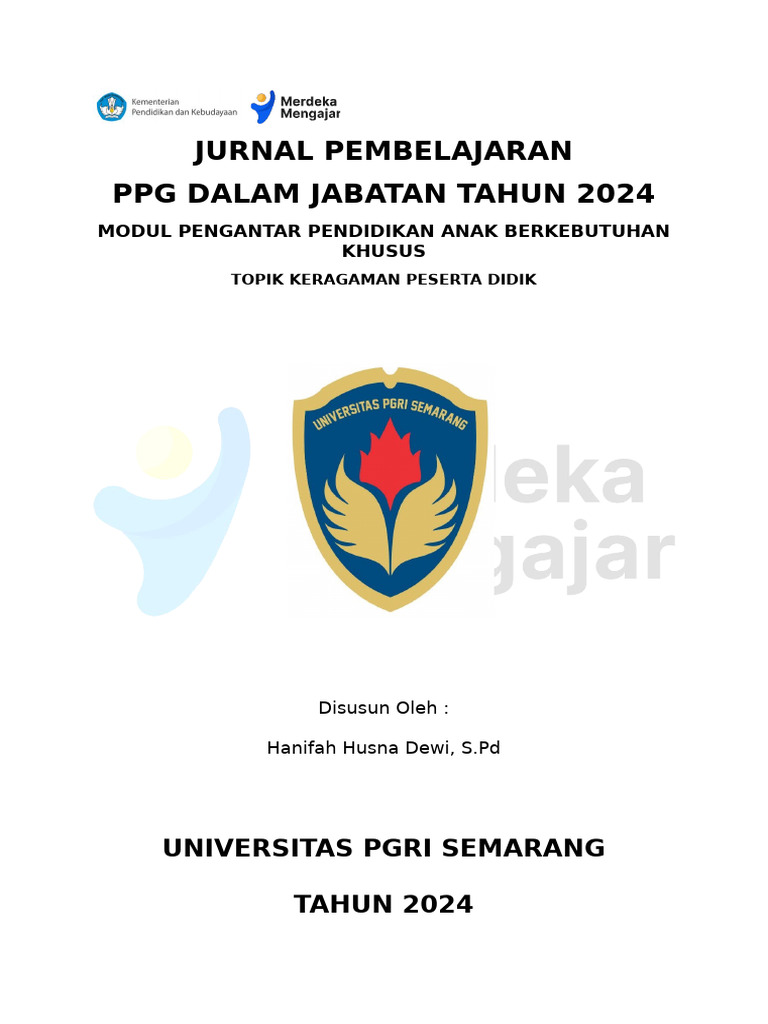 Jurnal Pembelajaran Pendidikan Inklusif | PDF