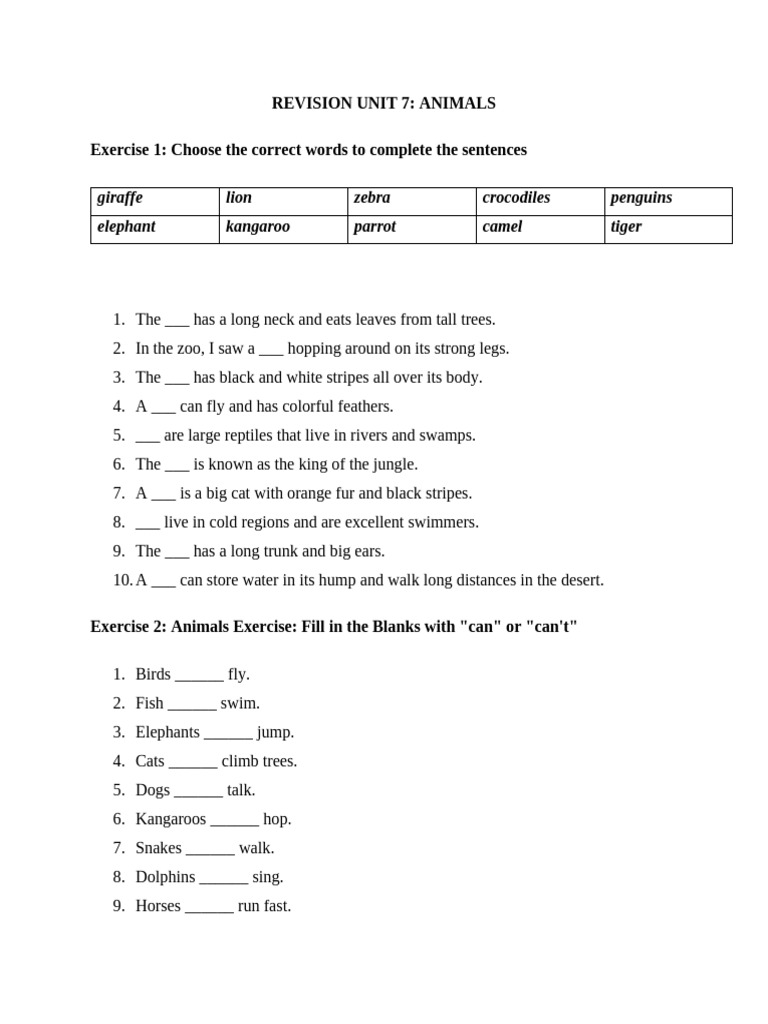 REVISION UNIT 7 - Gap | PDF