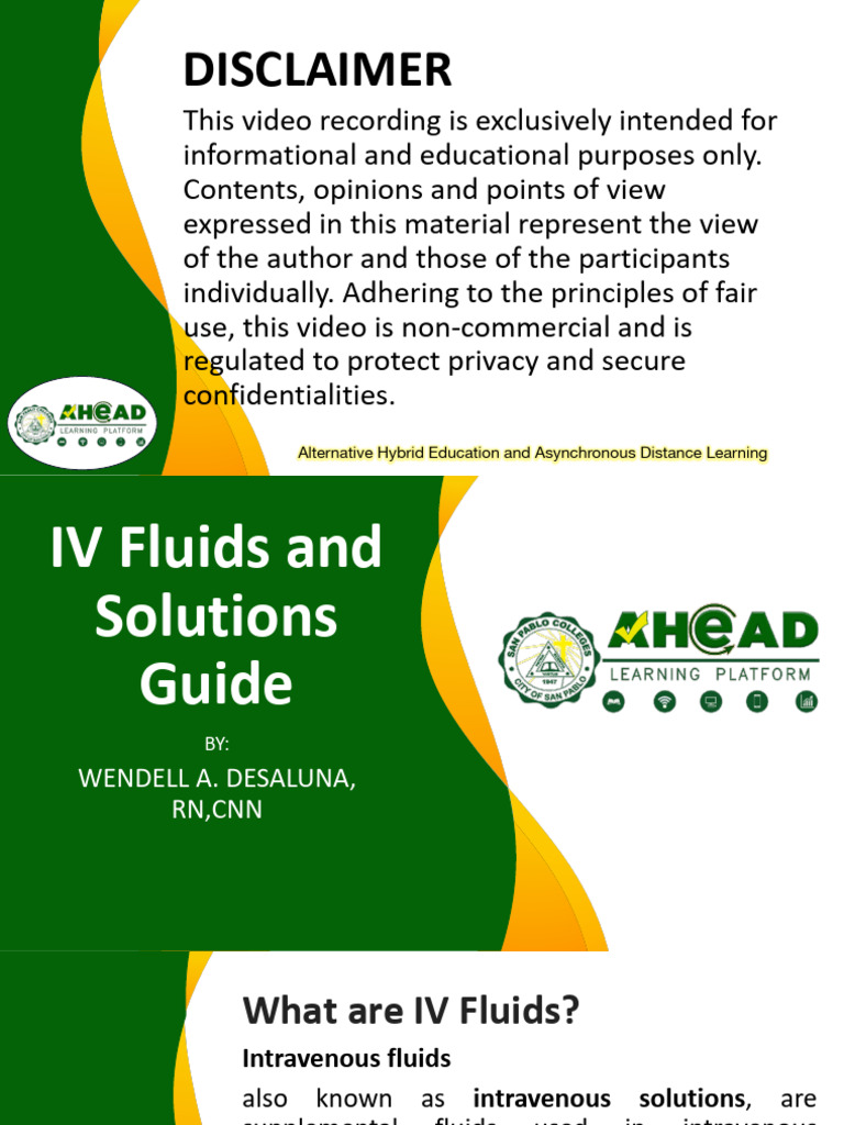 IV Fluids | PDF