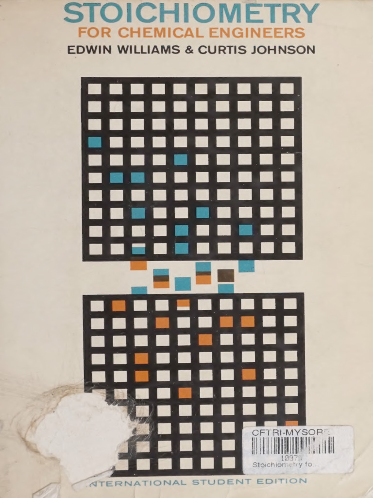 Stoichiometry For ChE Williams and Johnson | PDF