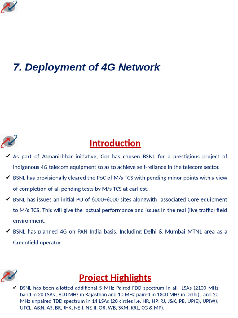 4G Deployment | PDF