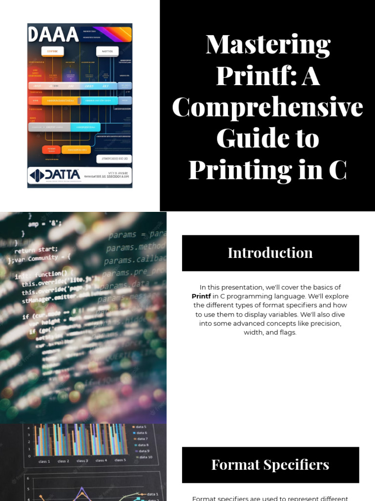 Wepik Mastering Printf A Comprehensive Guide To Printing in C 20230818191735S9K6 | PDF