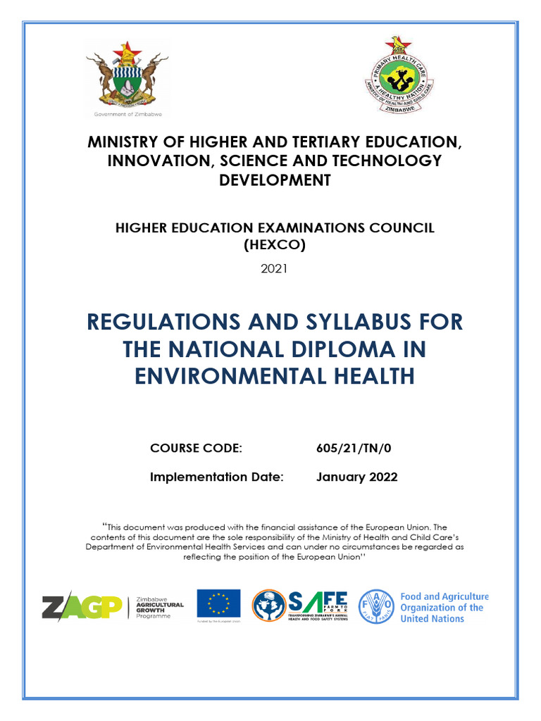 605.21.TN.0 ND Environmental Health-With Codes - Final | PDF