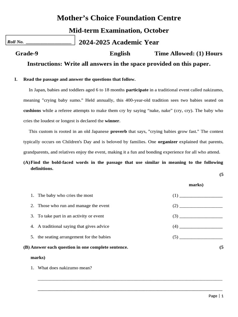 Mid-Term 50 | PDF