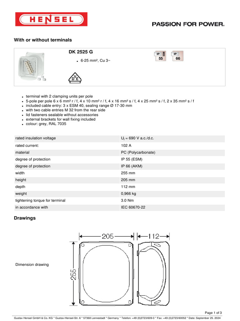 Hensel Electric | PDF