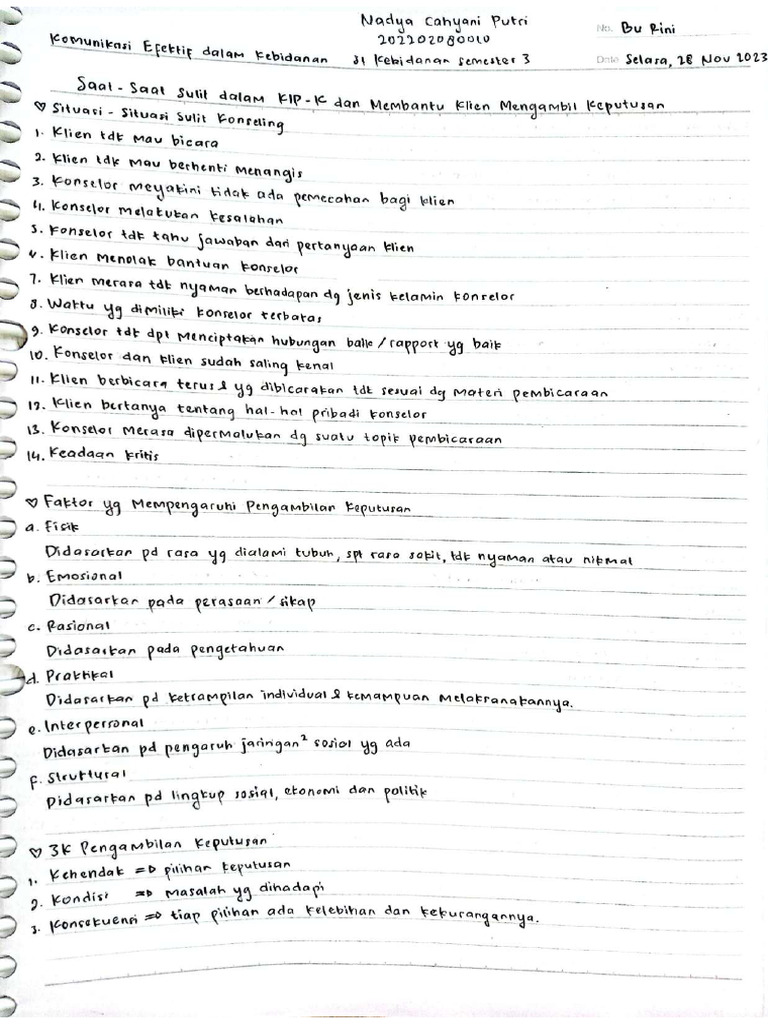 Saat Saat Sulit Dalam KIP-K & Membantu Klien | PDF