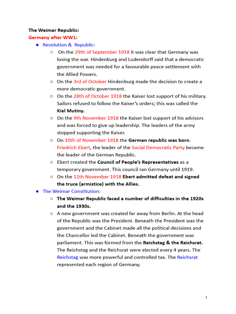 History Paper 1 Notes | PDF