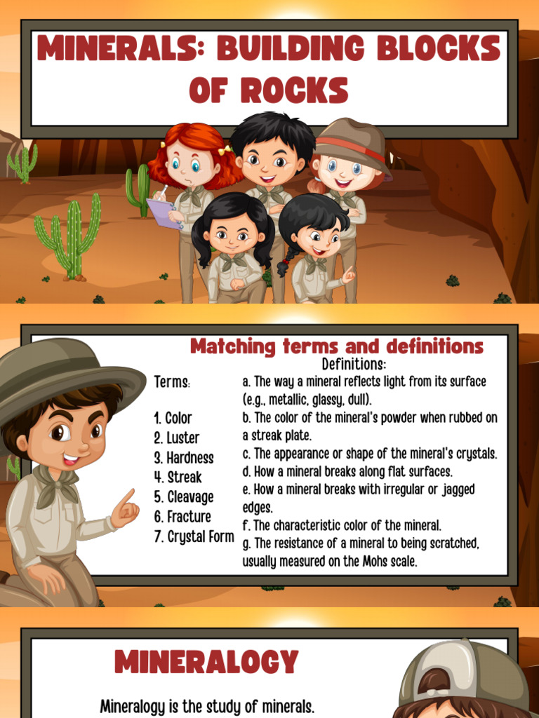 Lesson 1 Minerals Building Blocks of Rocks (Oks) | PDF