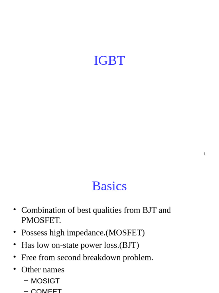 IGBT | PDF