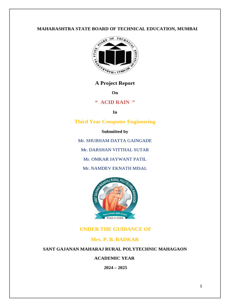 EST Microproject | PDF