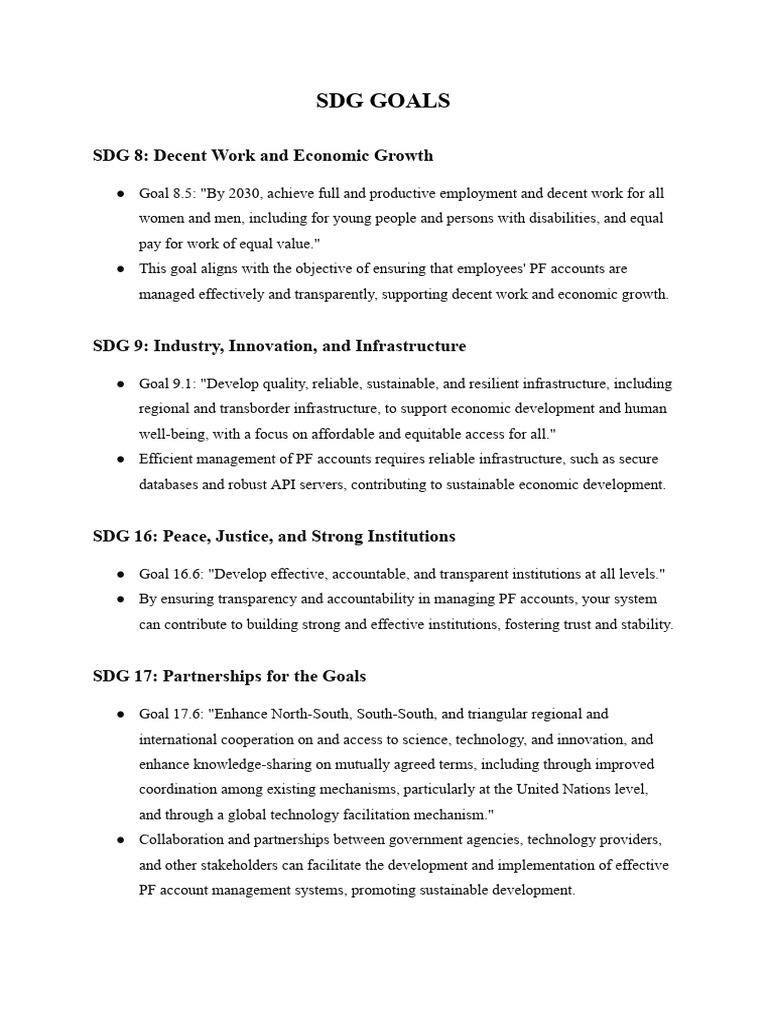 SDG Goals | PDF