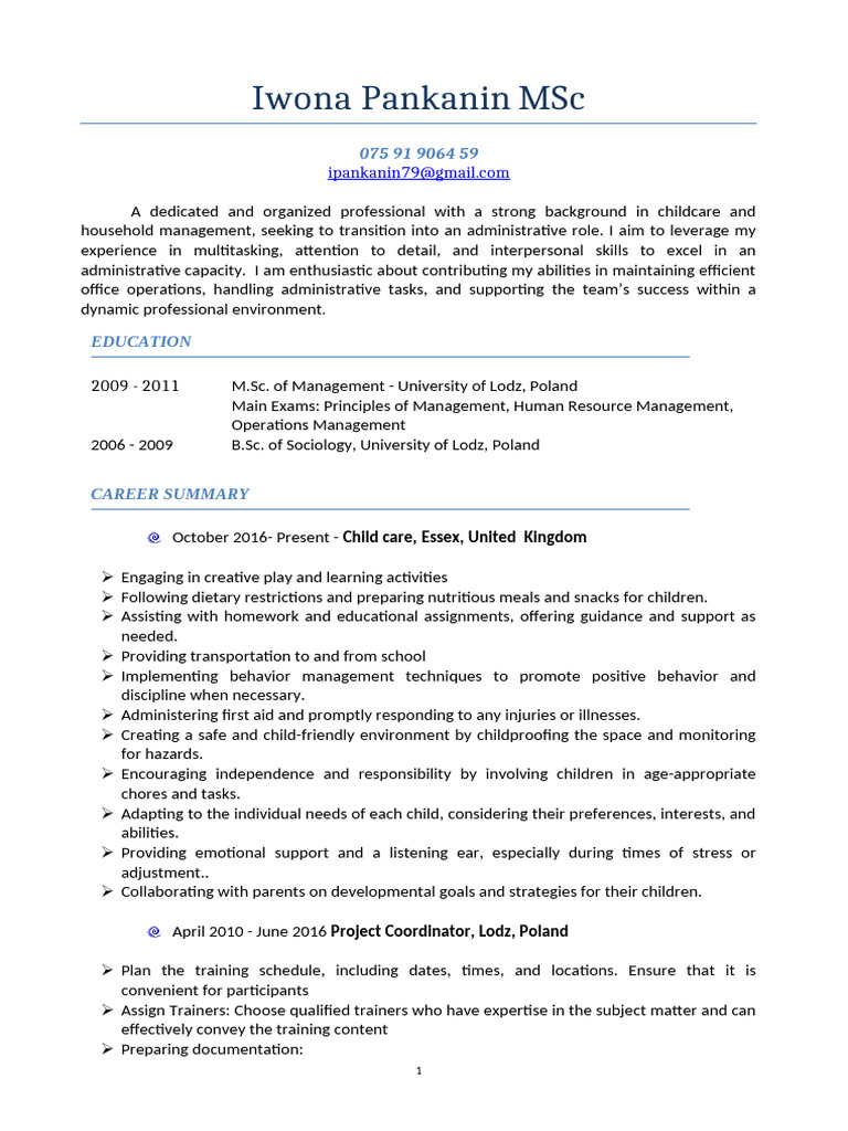 CV 2 | PDF