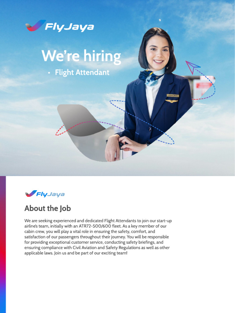 Job Vacancy - Flight Attendant | PDF