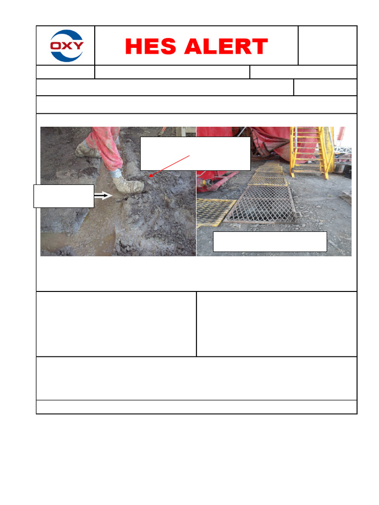 Oxy USA Fractured Foot Safety Alert | PDF