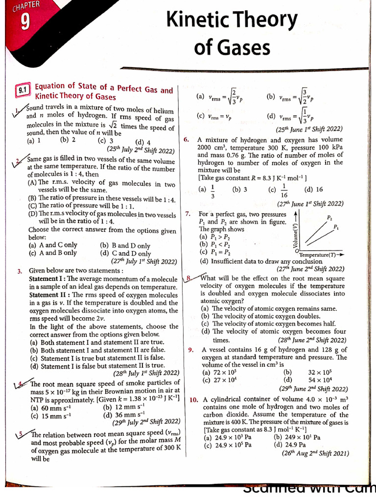 KTG JEE Mains PYQ | PDF