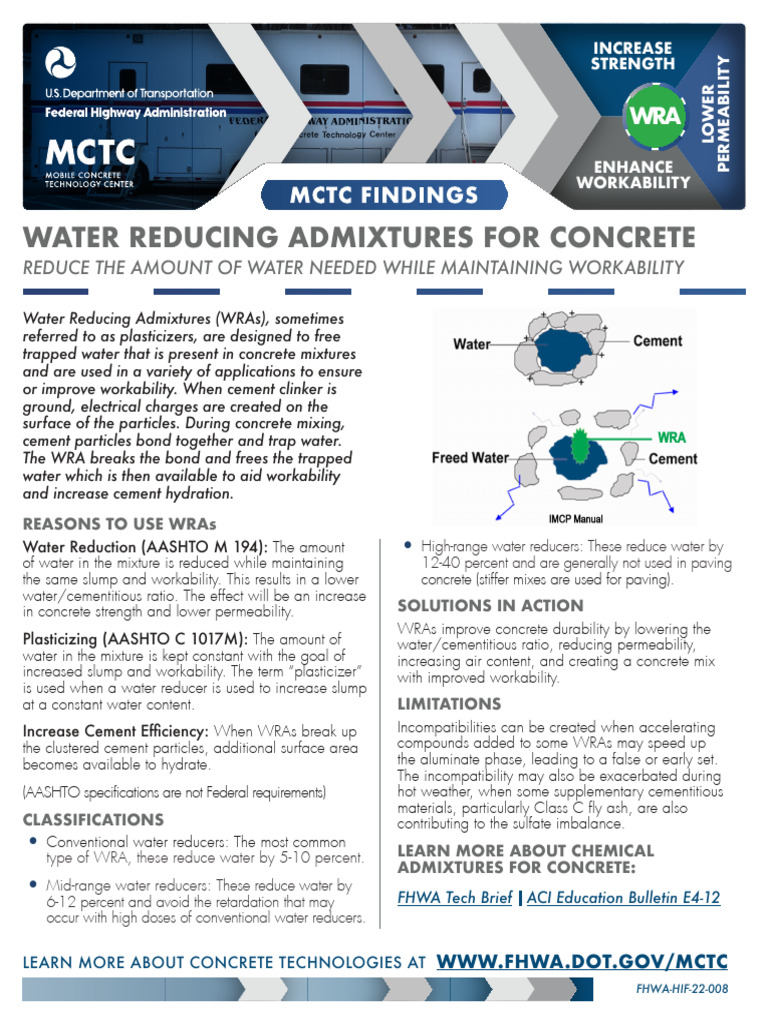 MCTC Water Reduction | PDF