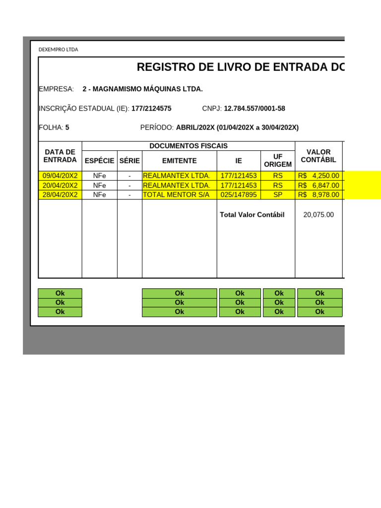 Modelo de Entrega 2 - Planilha-1 | PDF