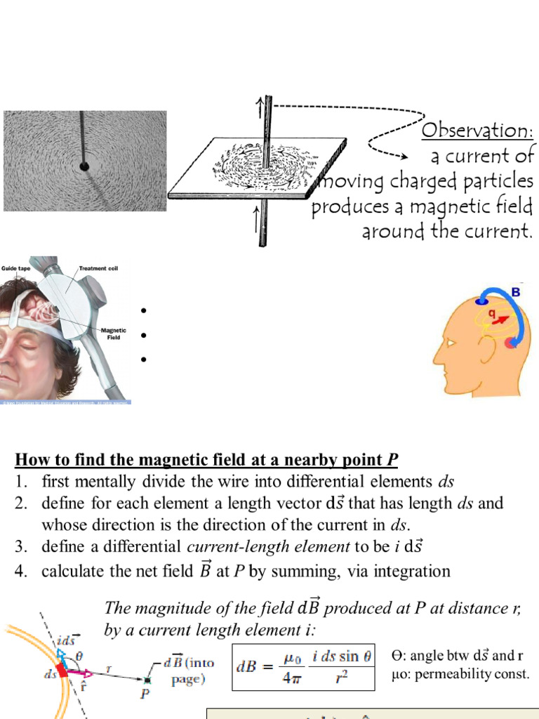 Ch29. Lecture - 9 - Magnetic Fields Due To Currents | PDF