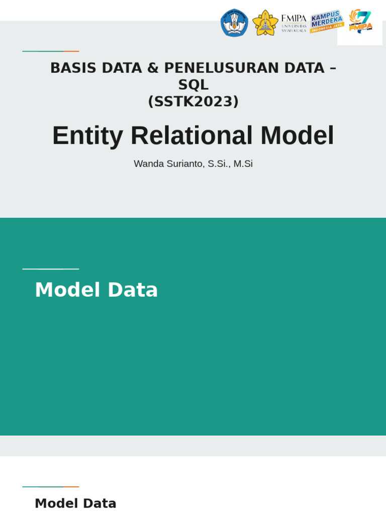 Entity Relationship Model Pdf 7566