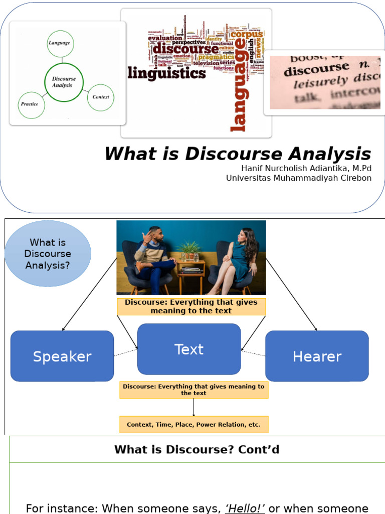 Discourse Analysis Meeting #3 | PDF