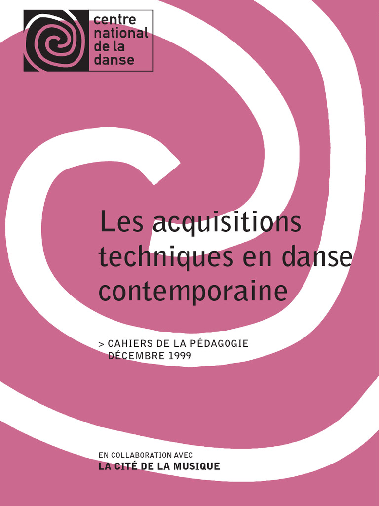 Les Acquisitions Techniques en Danse Contemporaine | PDF