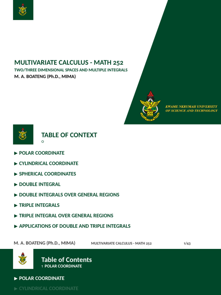 Multivariables | PDF