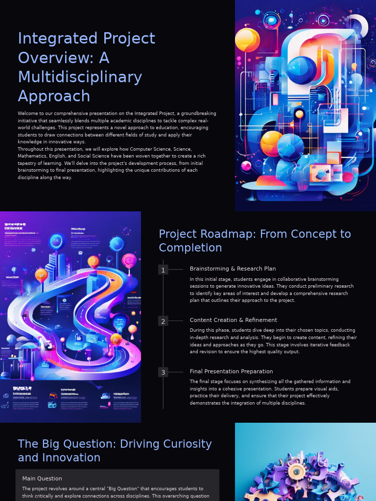Integrated Project Overview A Multidisciplinary Approach | PDF