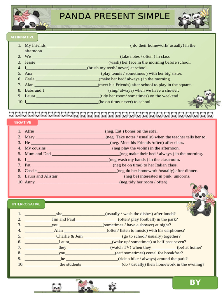 Routine Present Simple | PDF