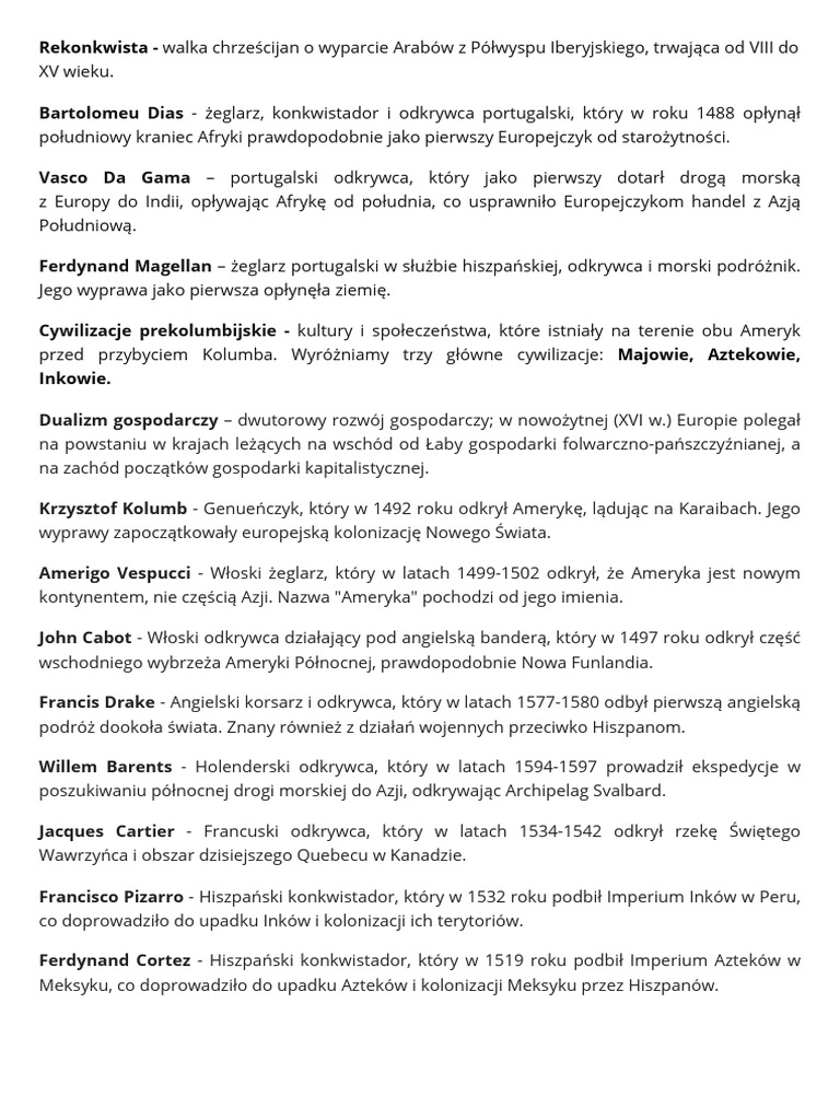 Historia Pojecia | PDF