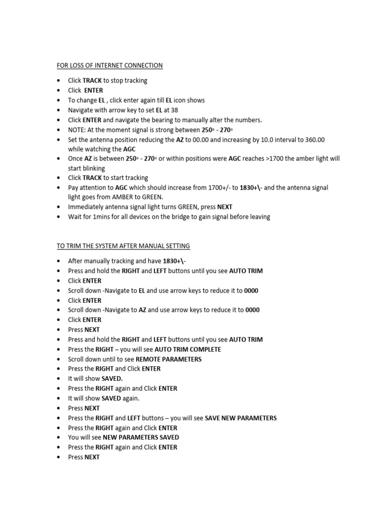 VSAT Configuration | PDF