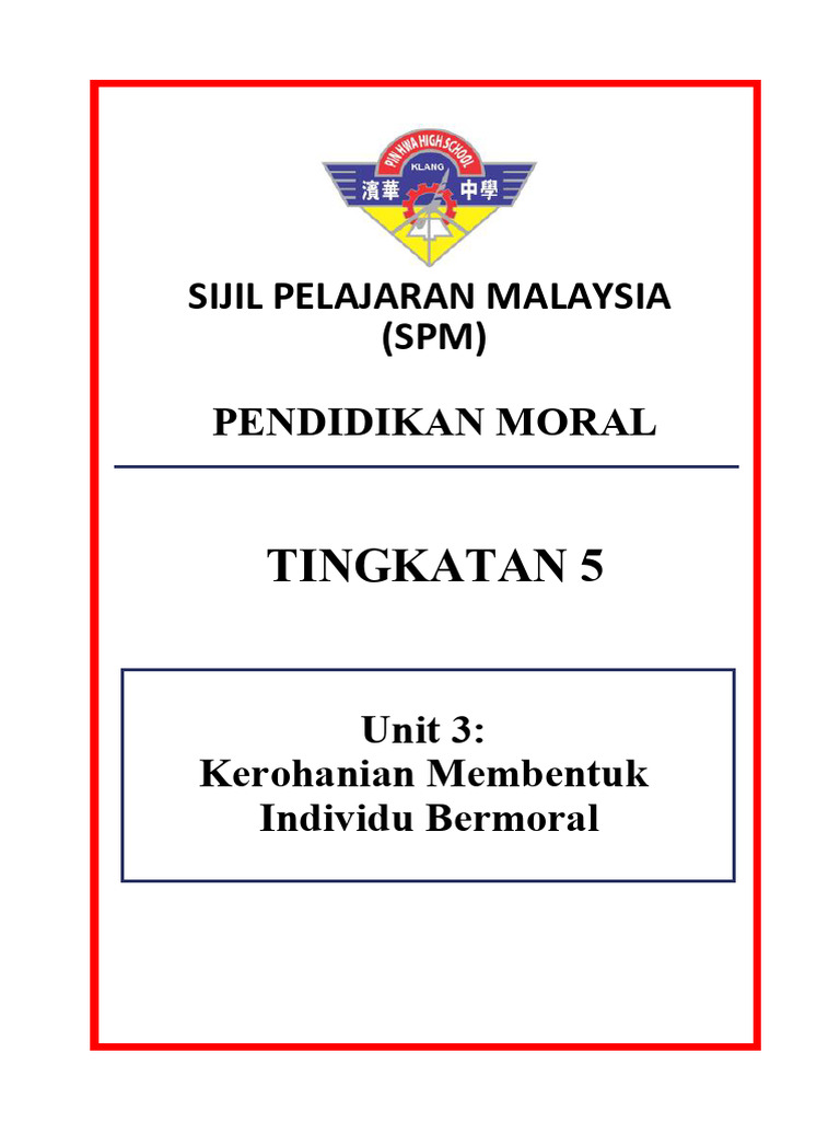 24 PH (t5) Pen. Moral - Unit 3 | PDF