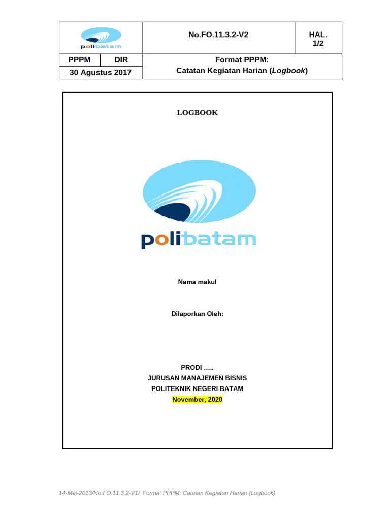 LOGBOOK PBL (Social Skills Project) | PDF