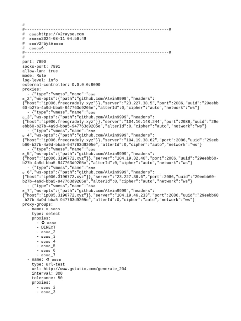V2rayse - 2024-08-11 04 - 57 - 04.yaml | PDF