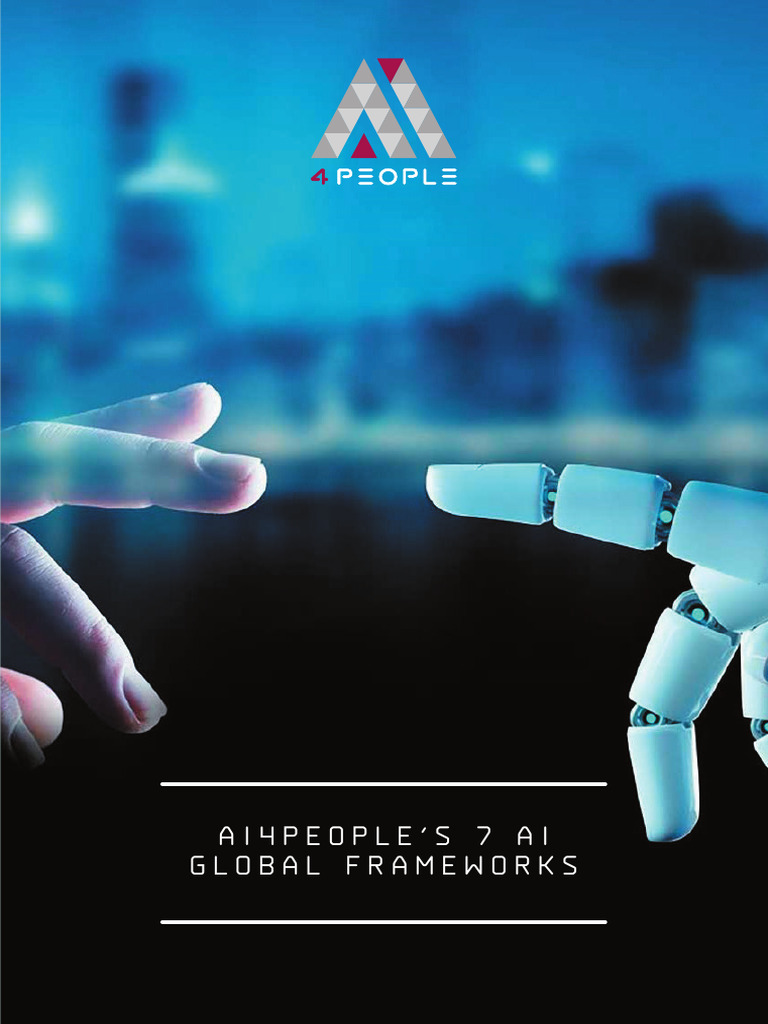 AI4People 7 AI Global Frameworks | PDF | Computer Security | Business