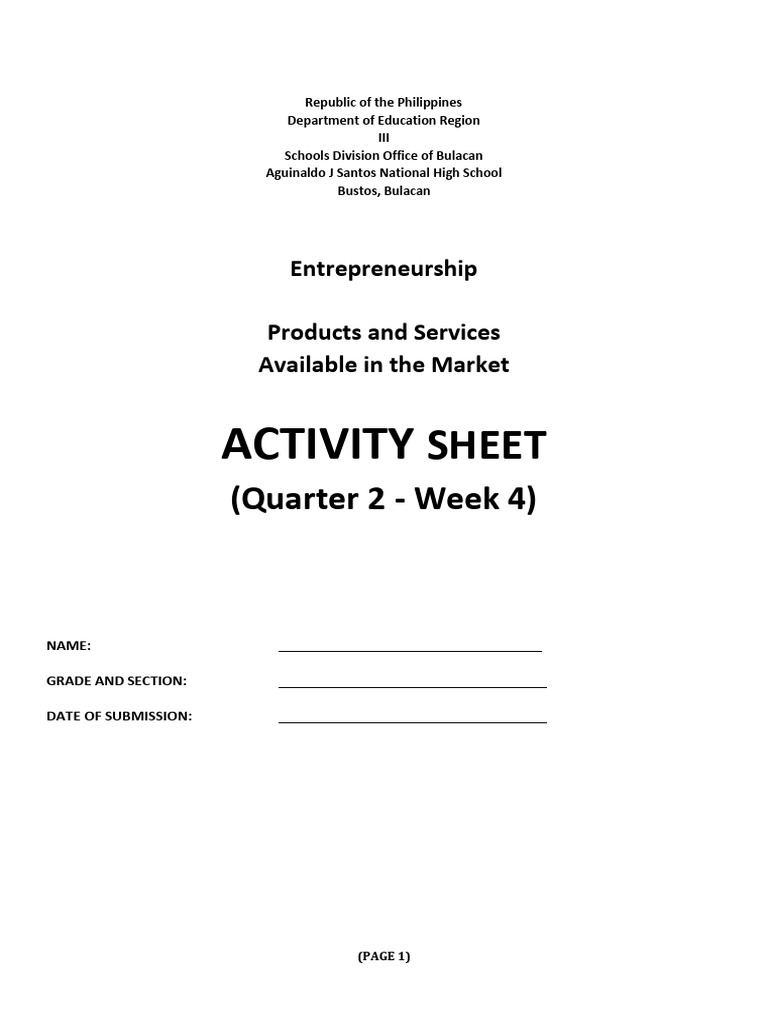 Q2 WK4 Las Entrep | PDF