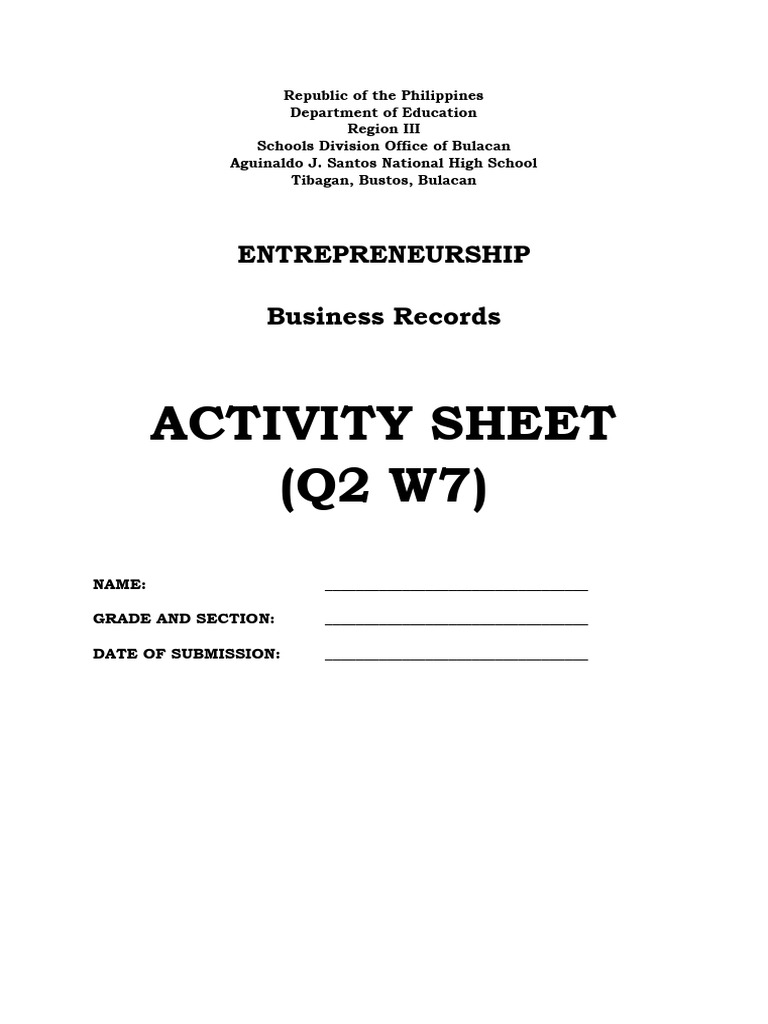 Q2 WK7 LAS Entrep | PDF