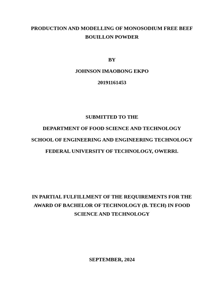 Imaobong's Project Work | PDF