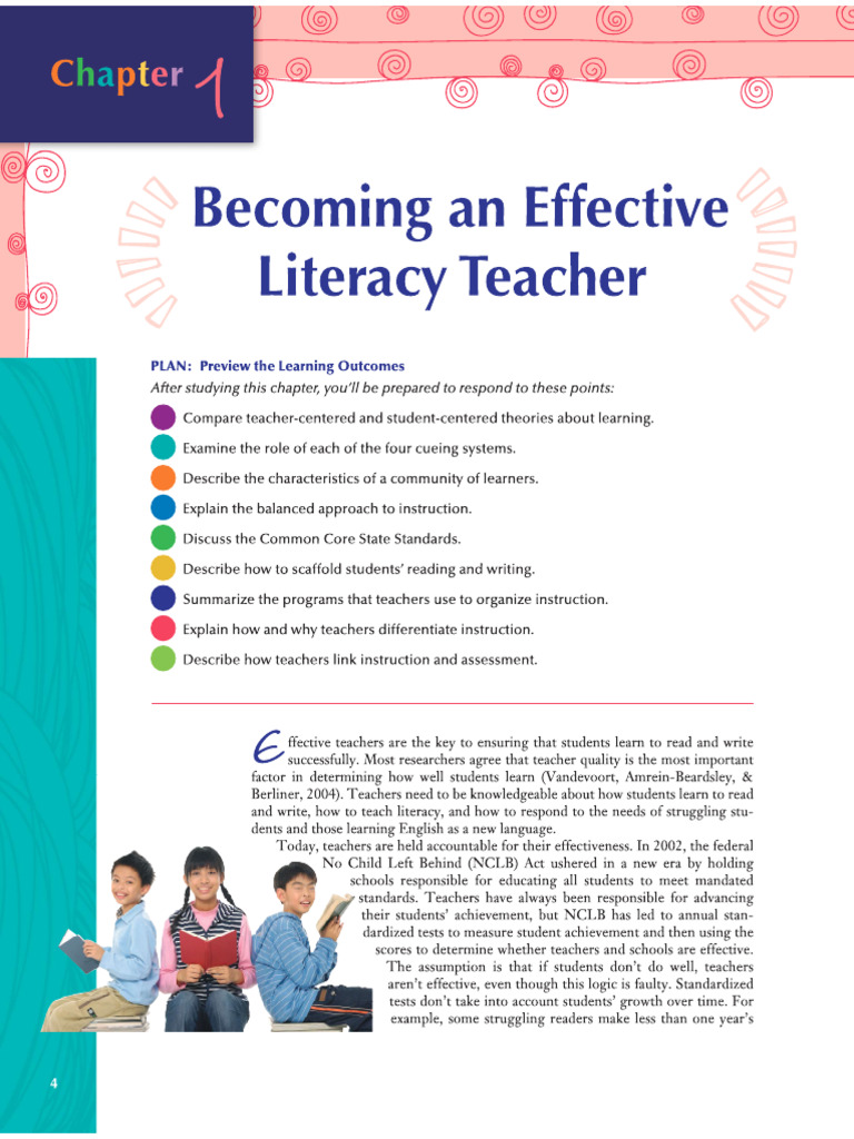 Chapter 1 - The Nine Principles of Becoming An Effective Teacher | PDF