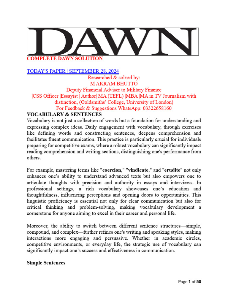 28-09-24 Dawn | PDF