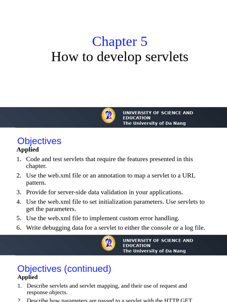 Chapter 5 - How To Develop Servlets | PDF