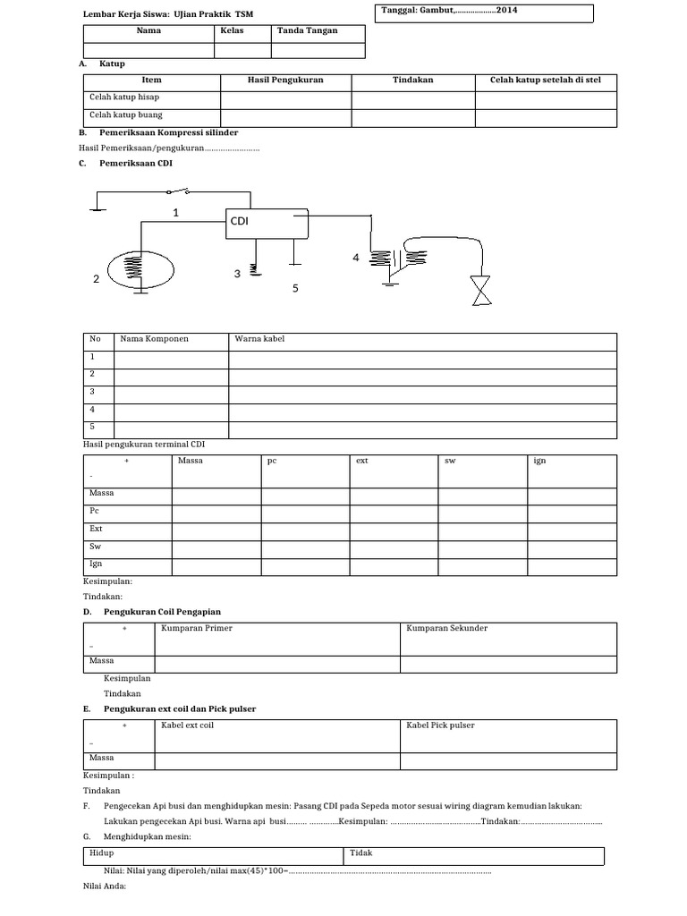 Lembar Kerja Siswa TSM | PDF