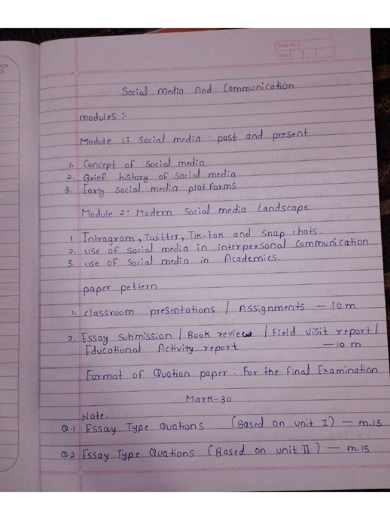 Social Media Communication Pdf