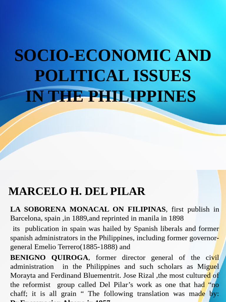 Socio-Economic and Political Issues | PDF