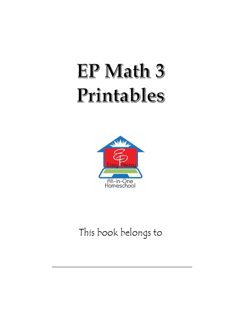 Math 3 Printables 20180225 Standard | PDF