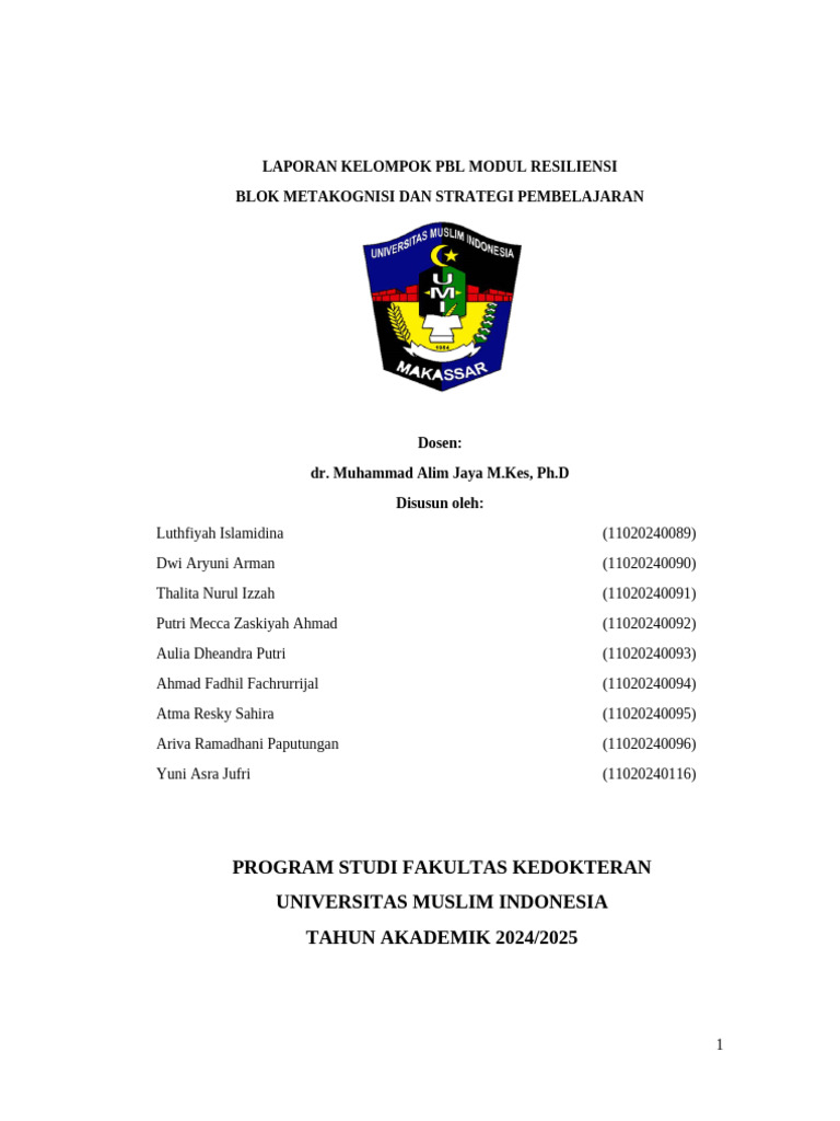 Laporan Kelompok PBL 12 (Revisi) - 1 | PDF
